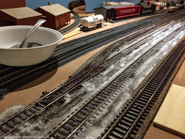 Ballasting in Georgetown – Confessions of a Model Train Geek